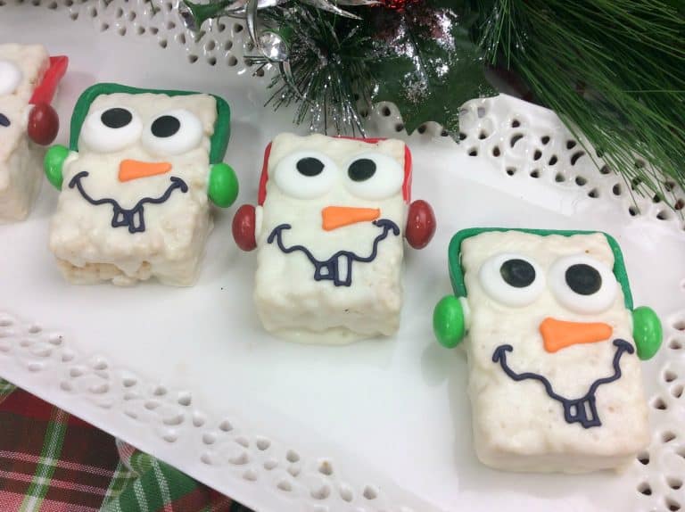 Snowman Rice Krispy Treat - Budget-friendly Recipes For The Whole Family