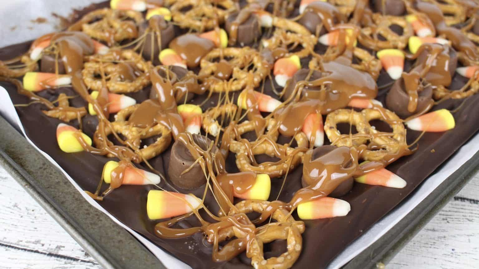 Candy Corn Rolo Bark - Budget-friendly Recipes For The Whole Family No Bake