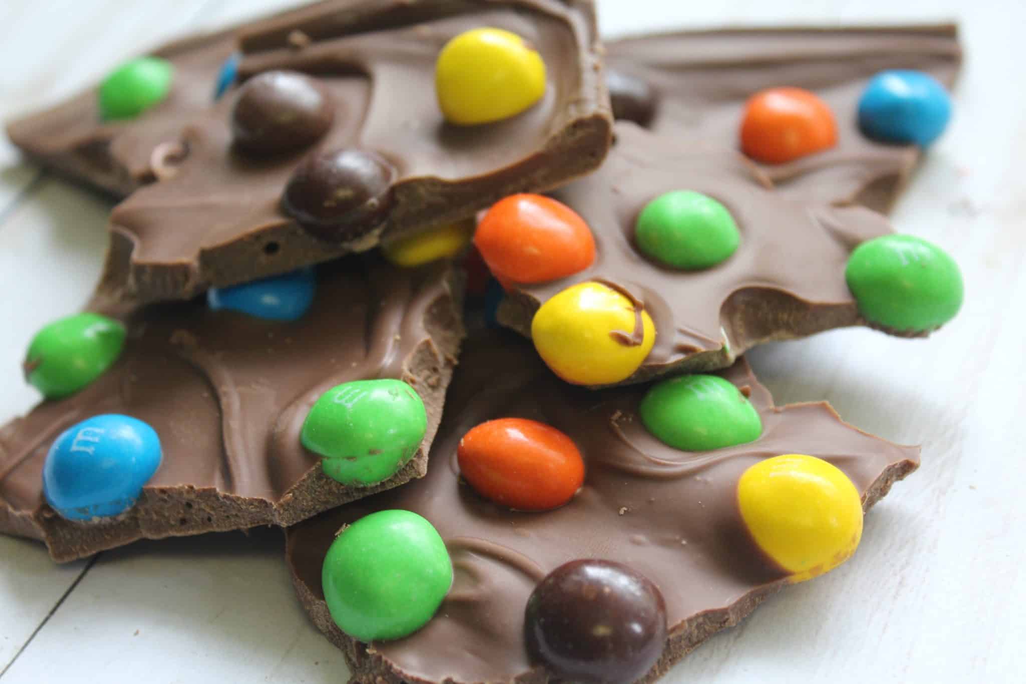 Caramel M&M Bark - Budget-friendly Recipes For The Whole Family