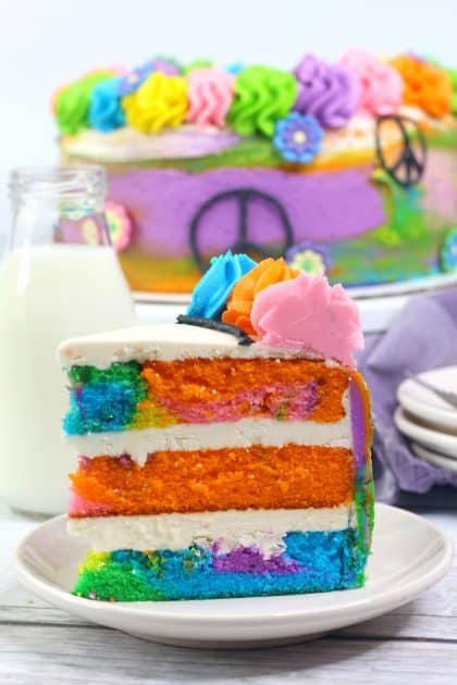 Hippie Cake - Mama's On A Budget