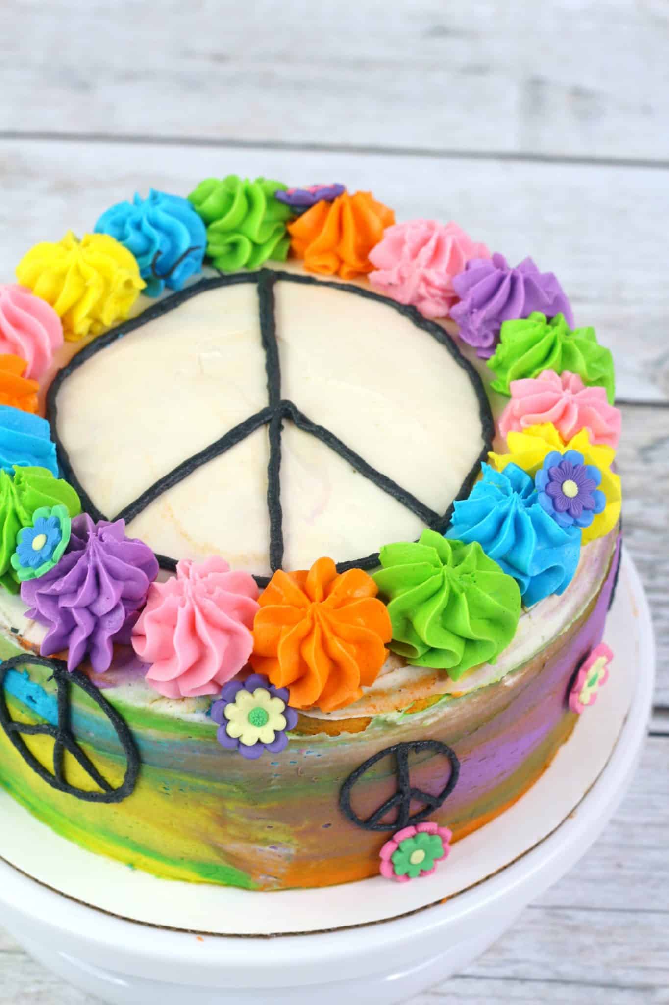Hippie Cake - Mama's On A Budget