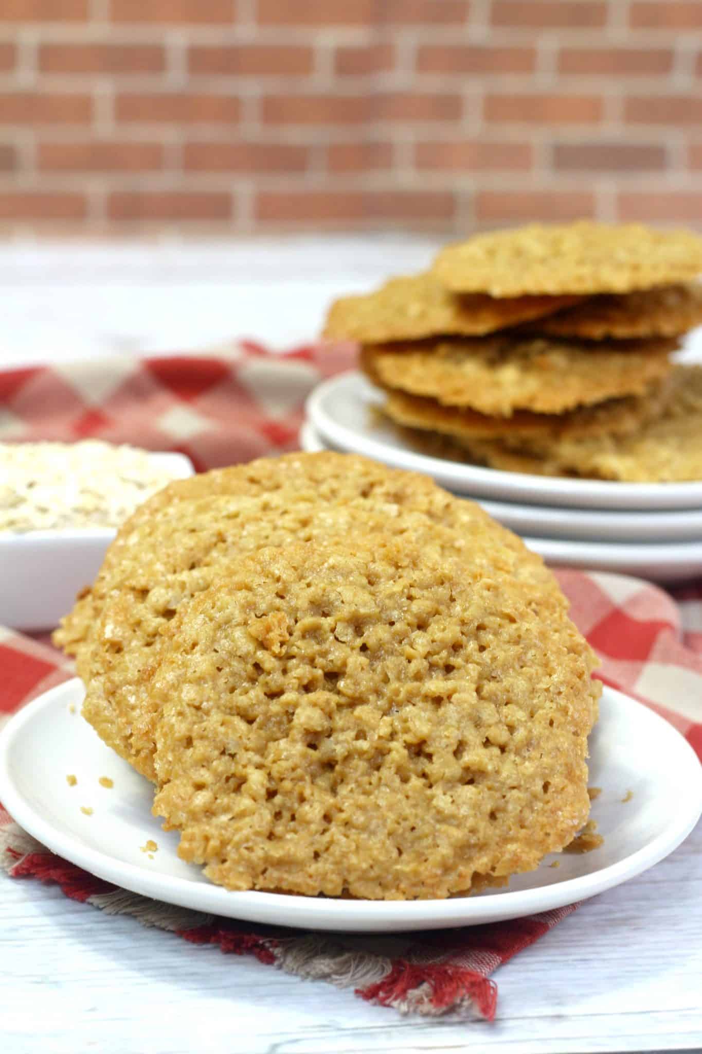 Lace Cookies - Mama's On A Budget Lace Cookies are thin crispy cookies.