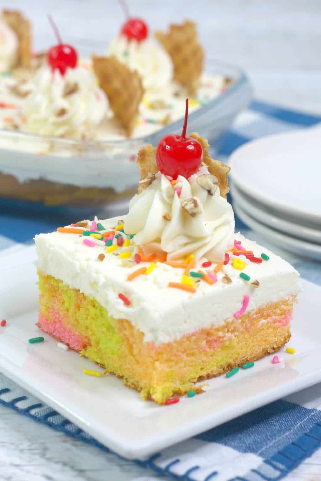 Fruit Sherbet Sheet Cake - Budget-friendly Recipes For The Whole Family ...