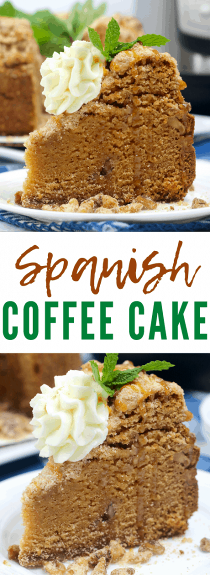 Instant Pot Spanish Coffee Cake - Mama's On A Budget Bakes in the ...