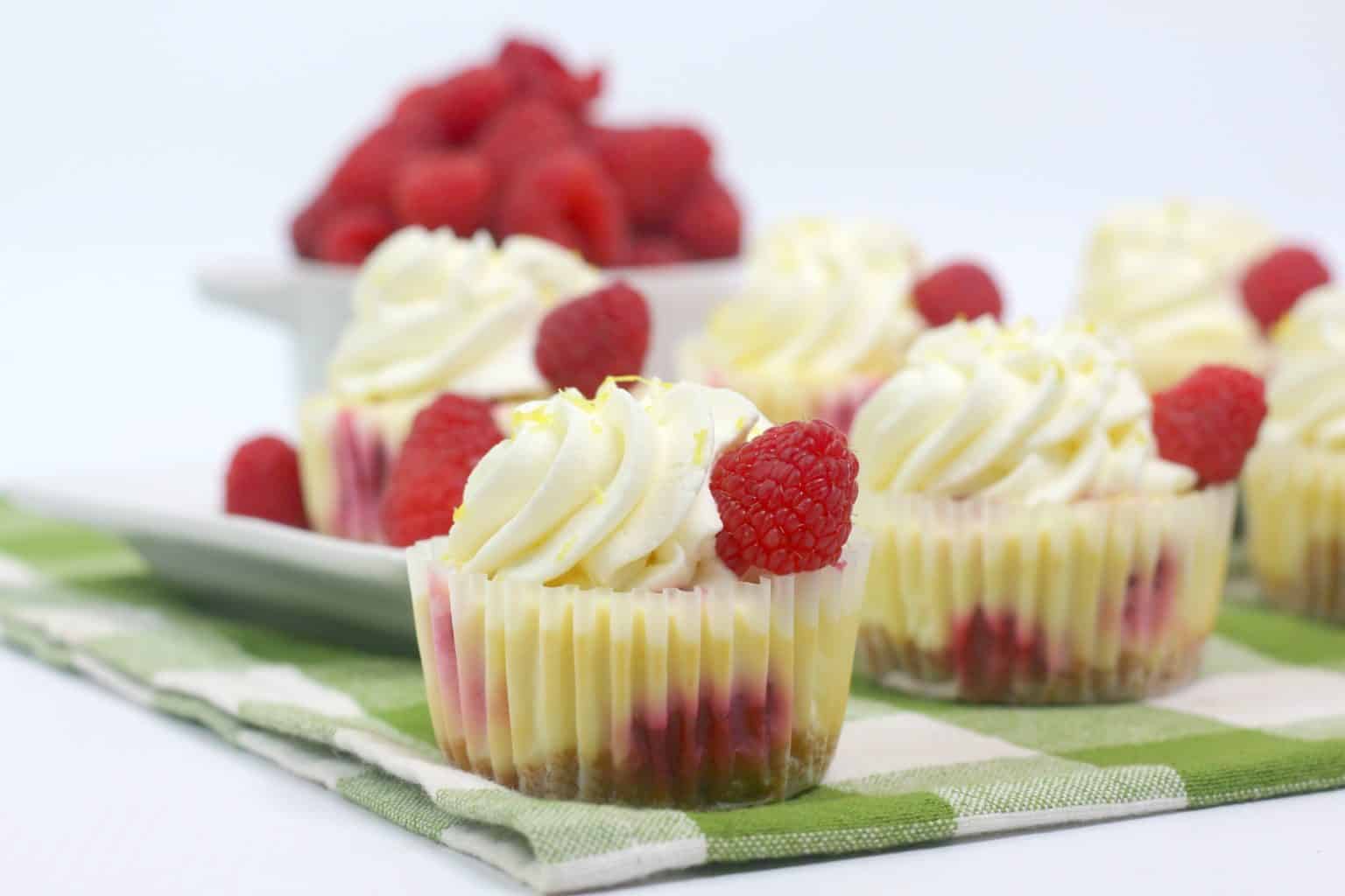 Mini Lemon Raspberry Cheesecakes - Budget-friendly Recipes For The ...