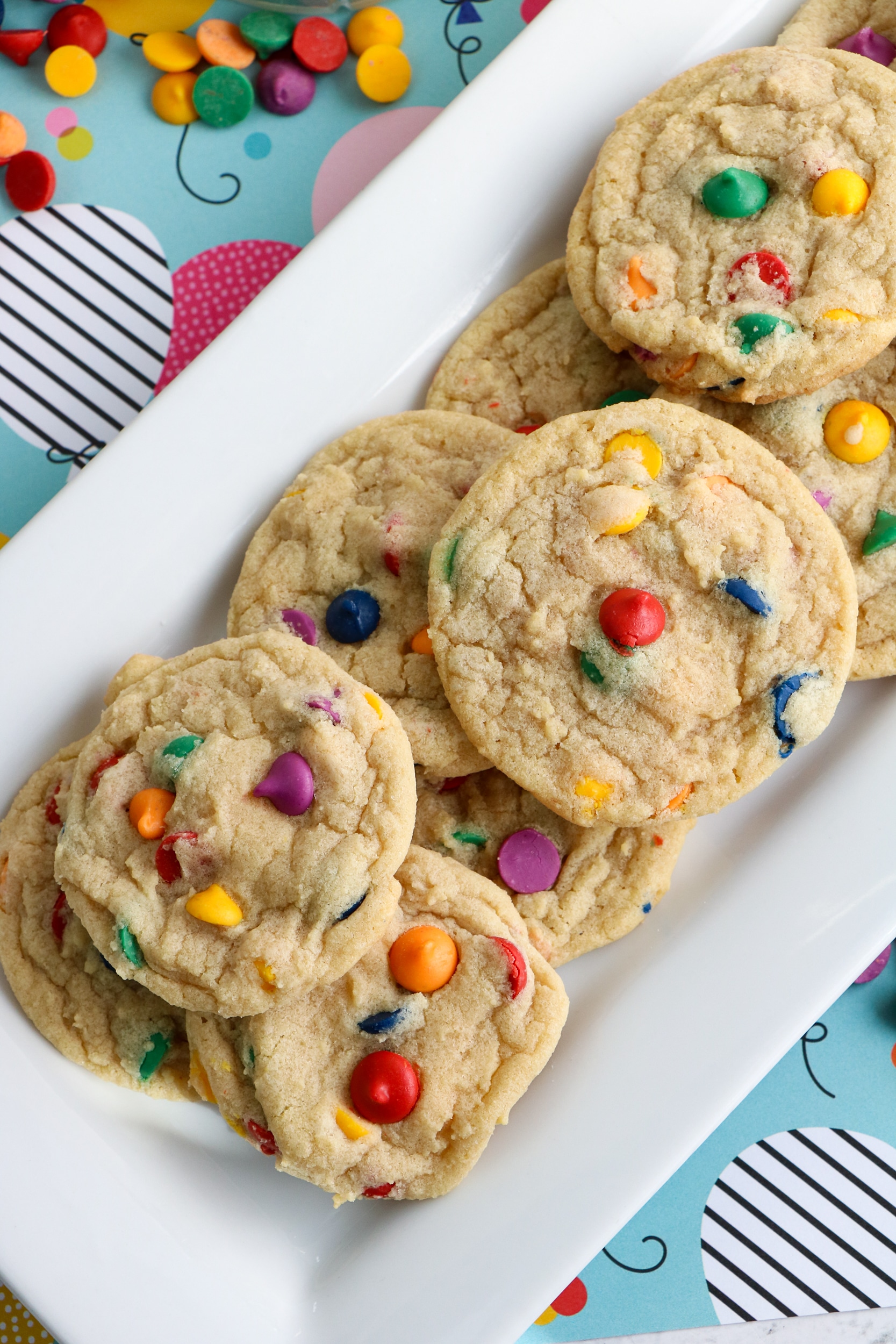 Rainbow Chip Cookies - Budget-friendly Recipes For The Whole Family Fun ...