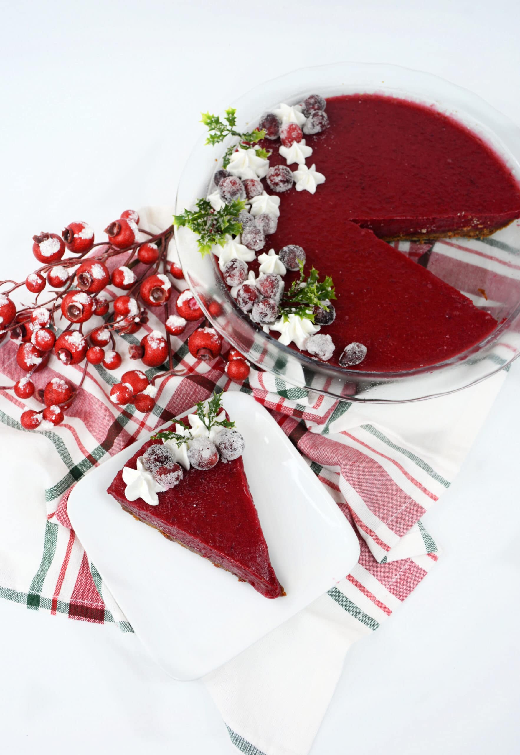 Cranberry Curd Tart - Mama's On A Budget