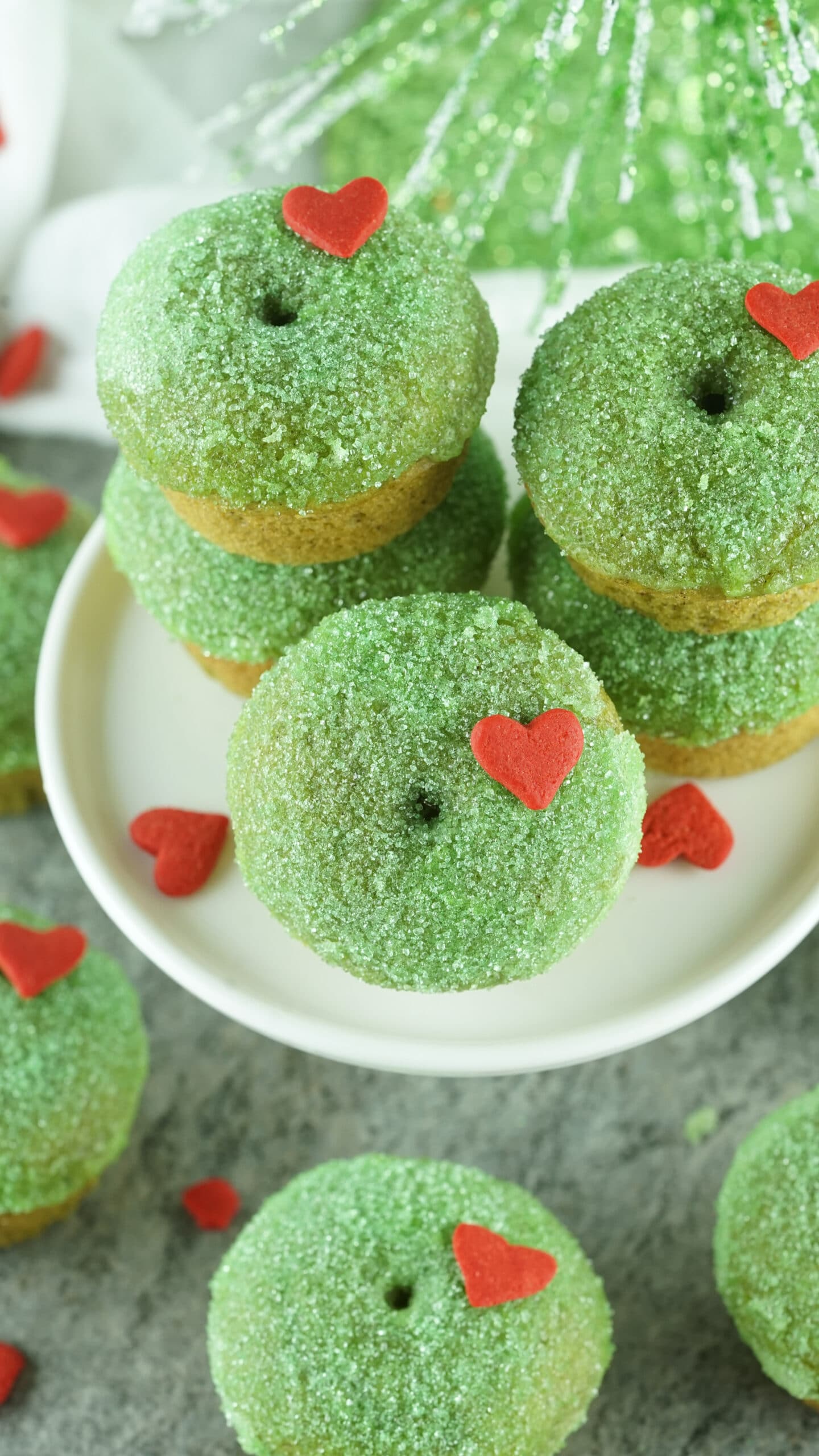 Grinch Donuts - Mama's On A Budget