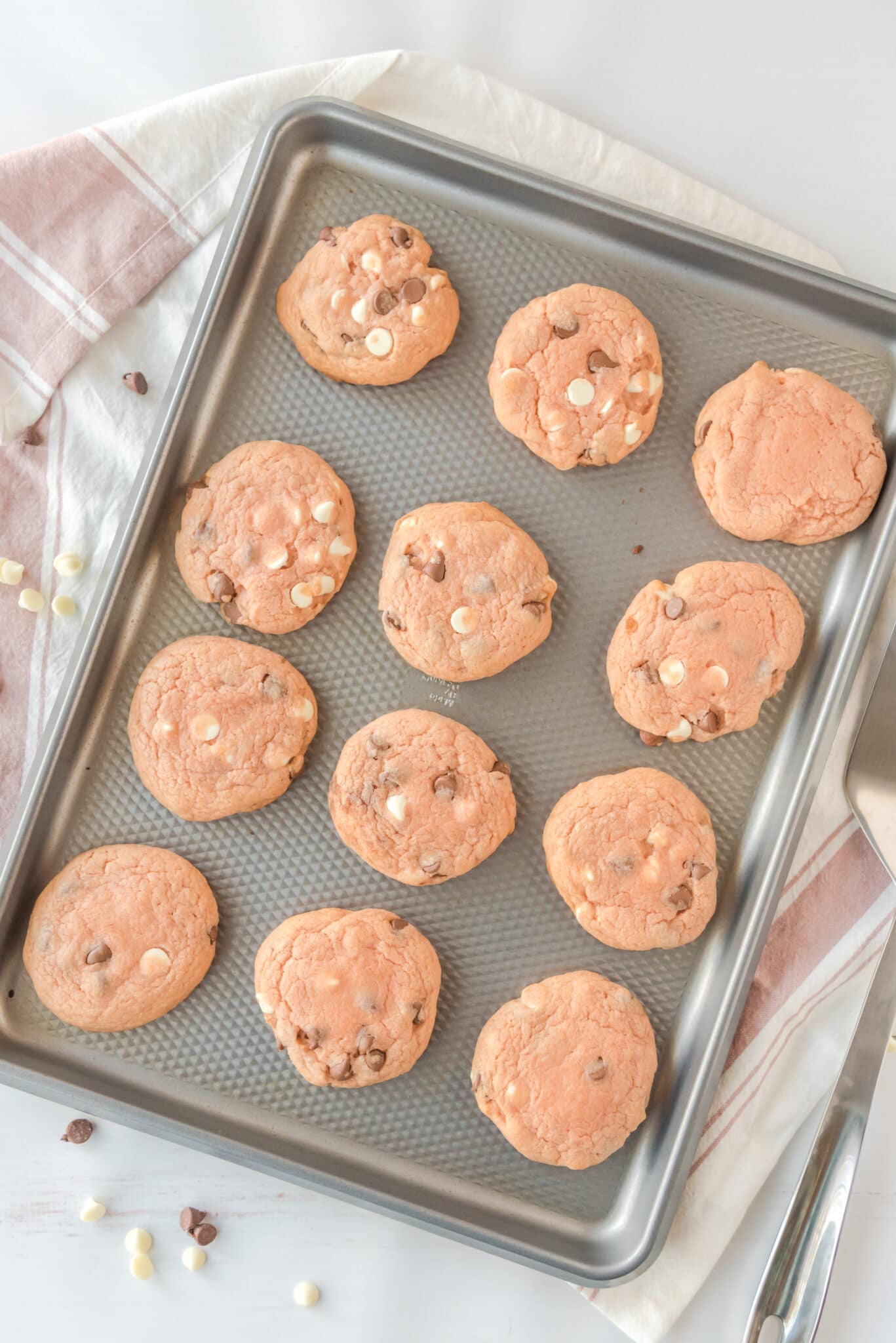 Pink Chocolate Chip Cookies - Budget-friendly Recipes For The Whole Family