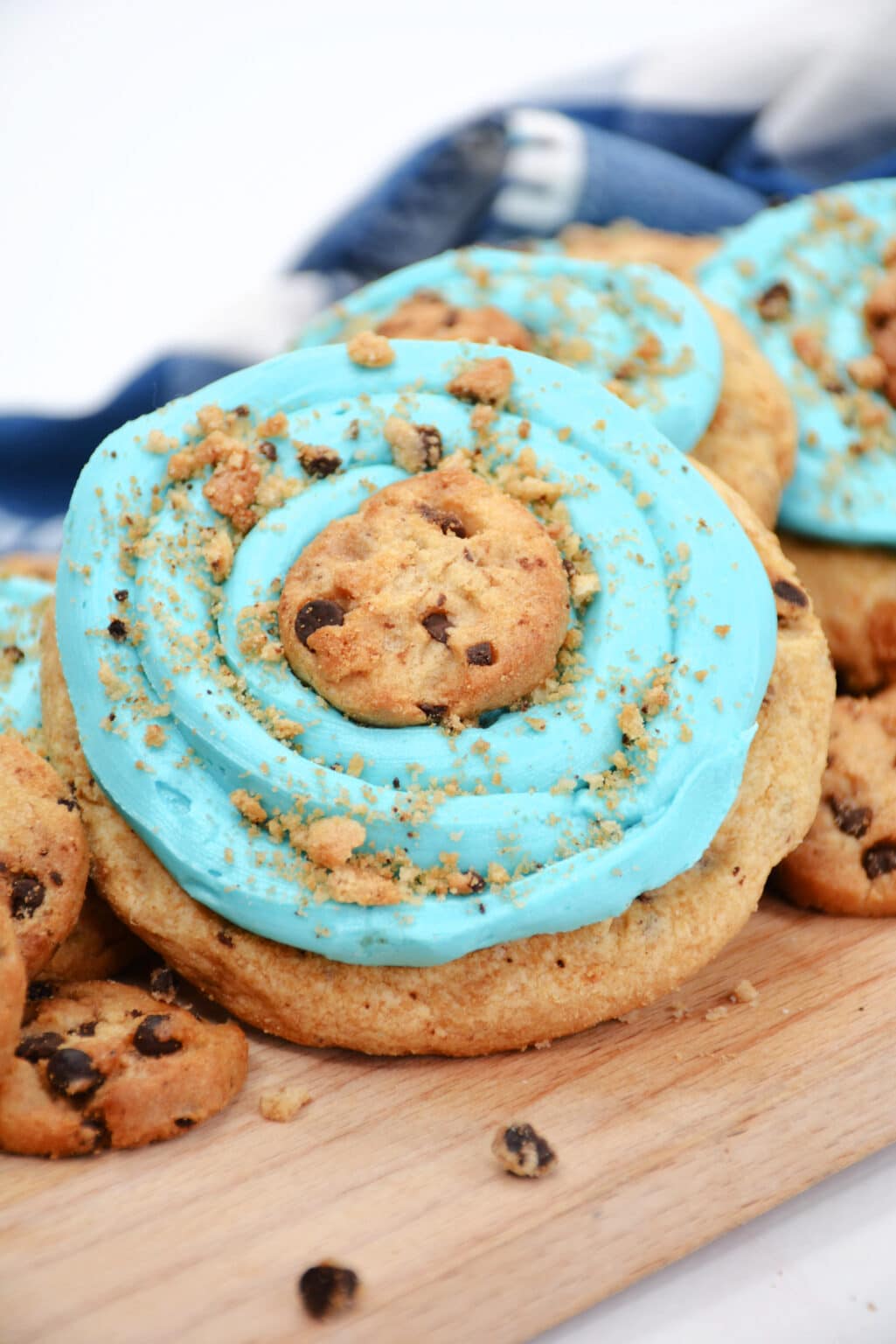Copycat Crumbl Blue Monster Cookies - Budget-friendly Recipes For The ...