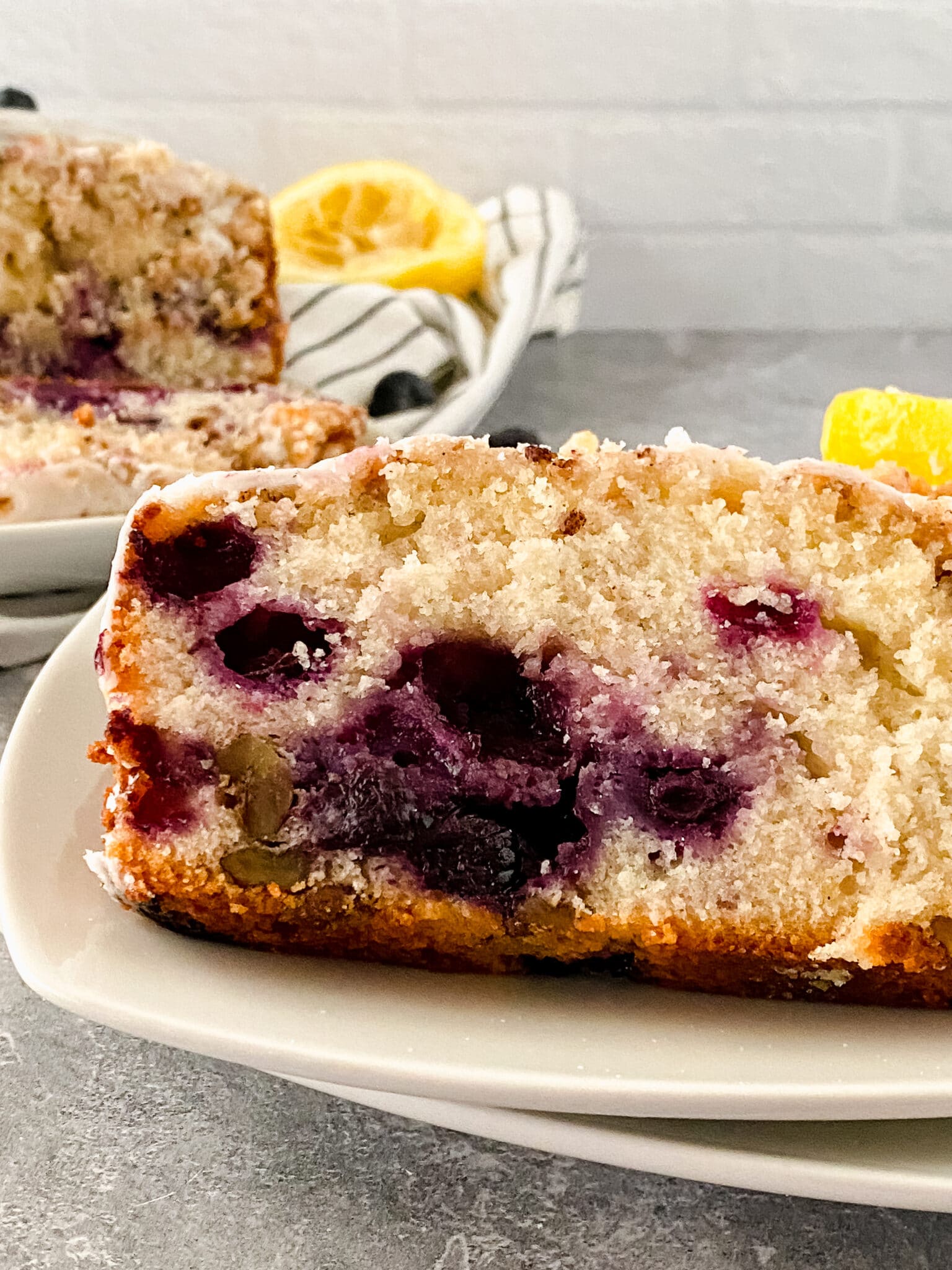 Blueberry Nut Bread with Lemon - Mama's On A Budget