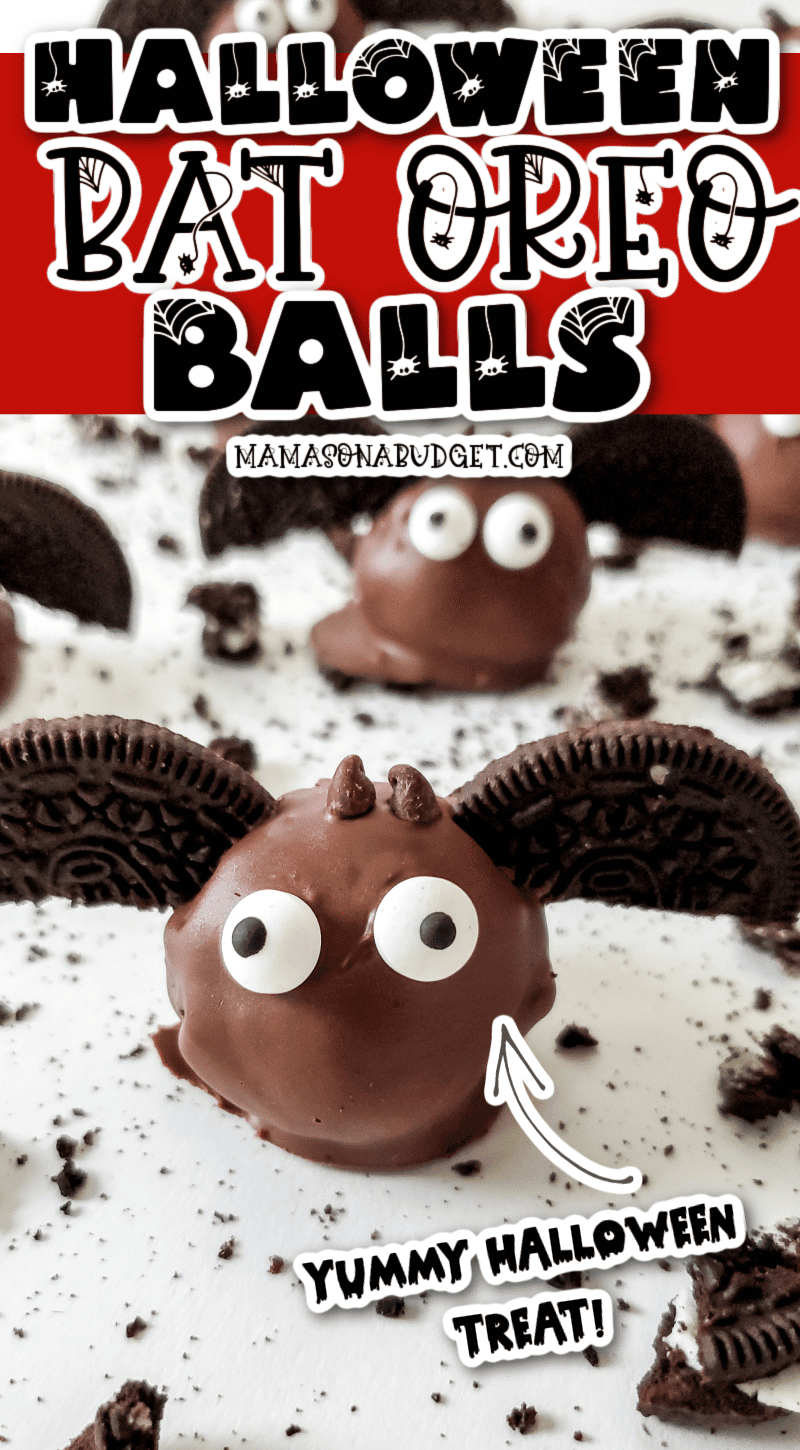 Bat Halloween Oreo Balls - Mama's On A Budget