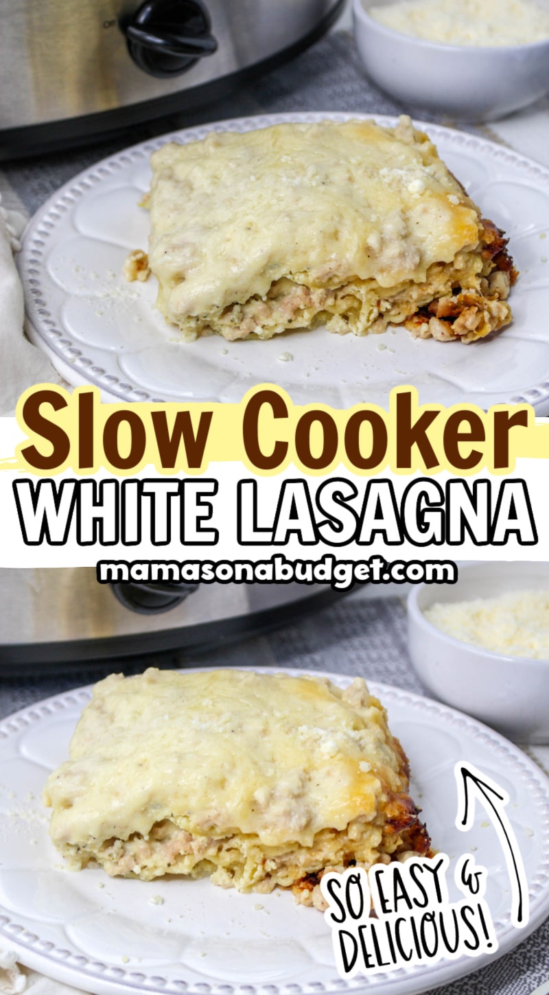 Slow Cooker White Lasagna - Budget-friendly Recipes For The Whole Family