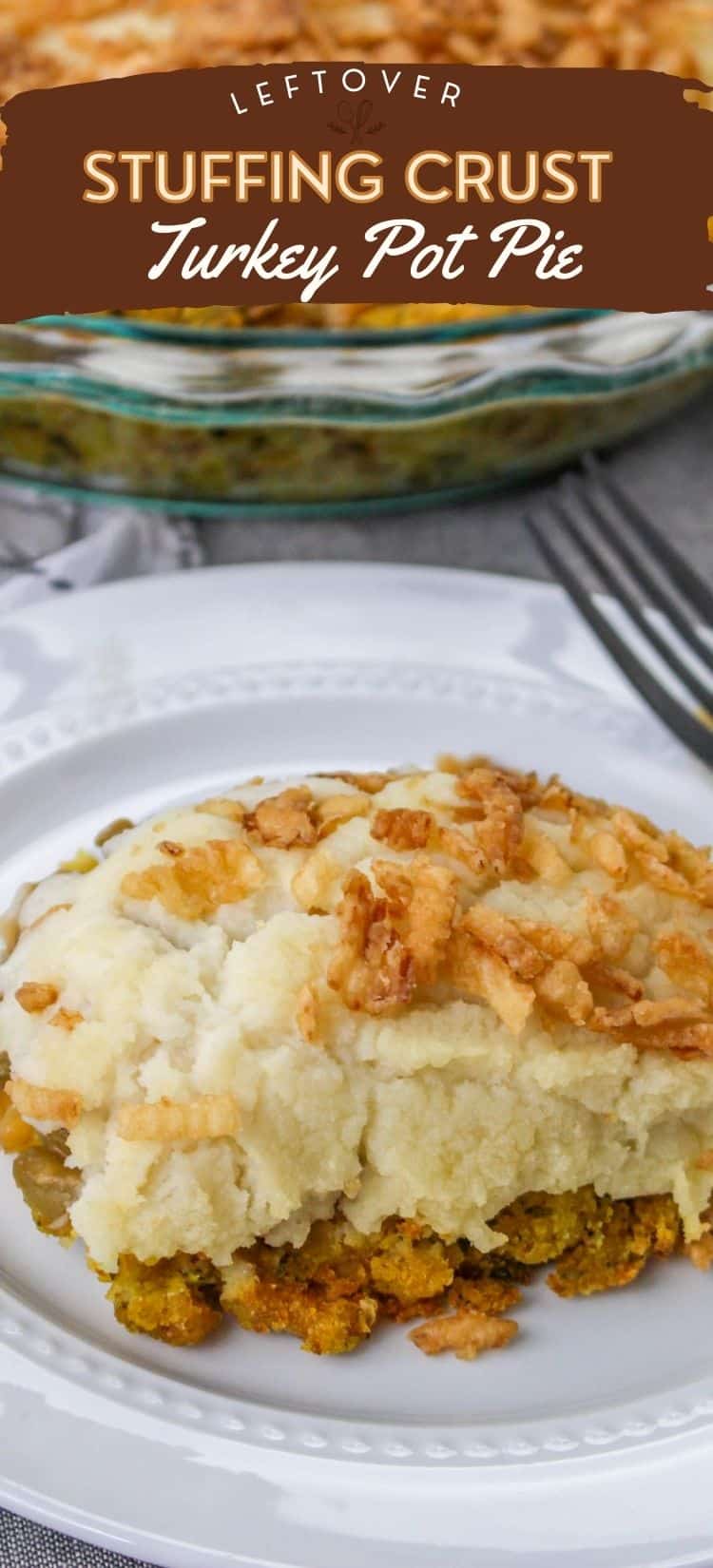 Stuffing Crust Turkey Pot Pie - Mama's On A Budget