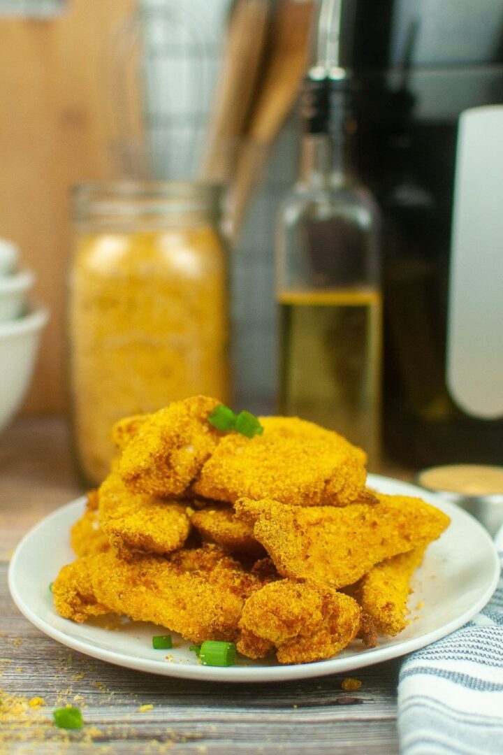 Air Fryer Shake and Bake Chicken Tenders - Mama's On A Budget