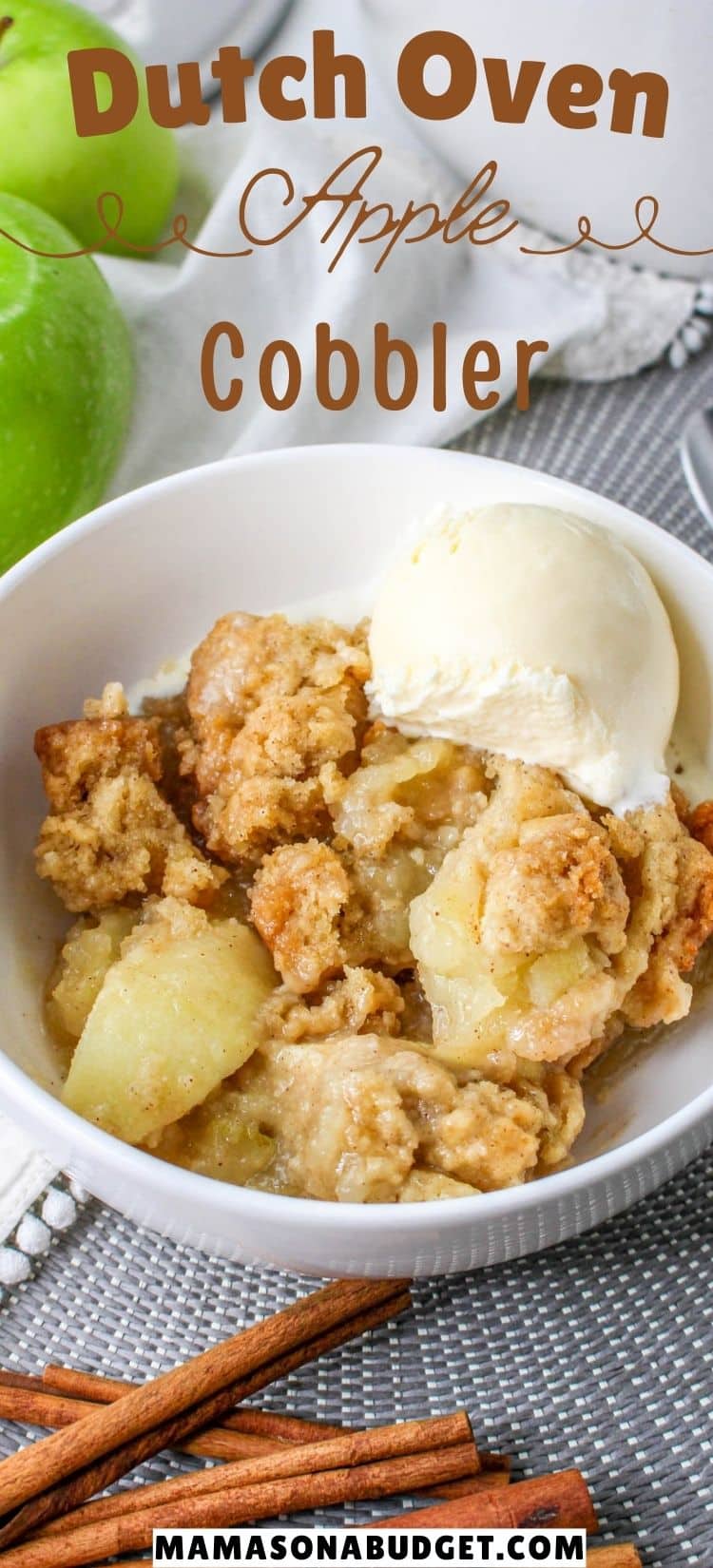 Dutch Oven Apple Cobbler - Budget-friendly Recipes For The Whole Family