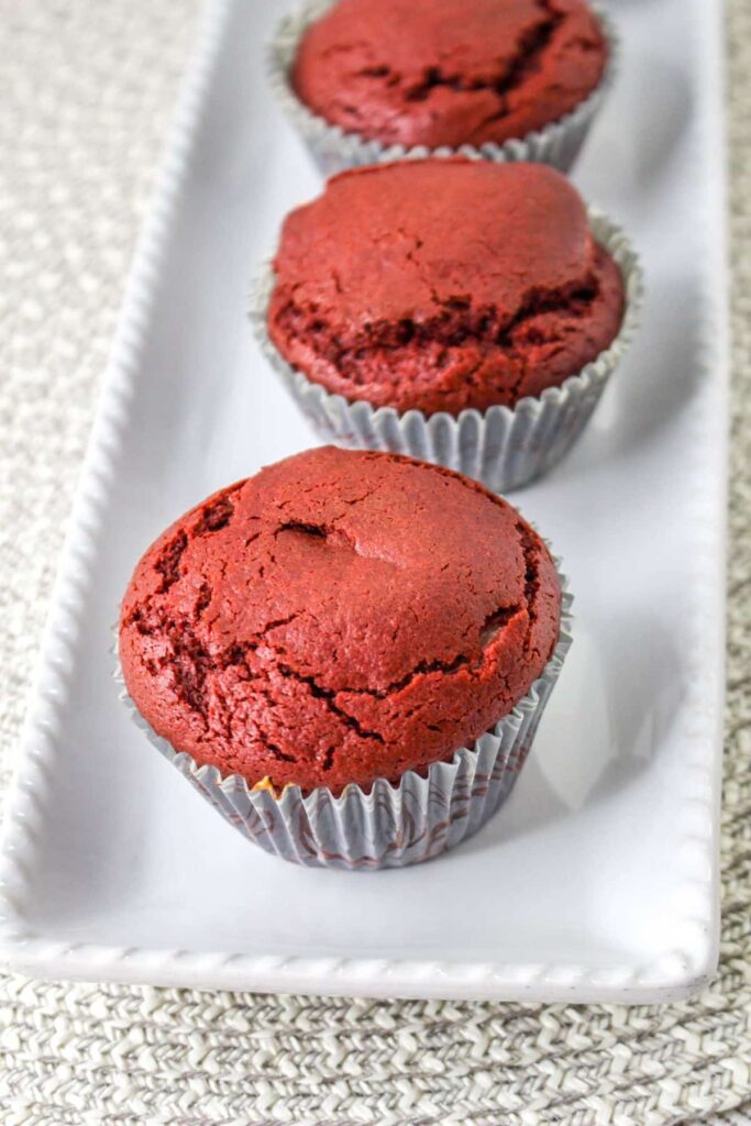 Red Velvet Muffins Recipe - Mama's On A Budget
