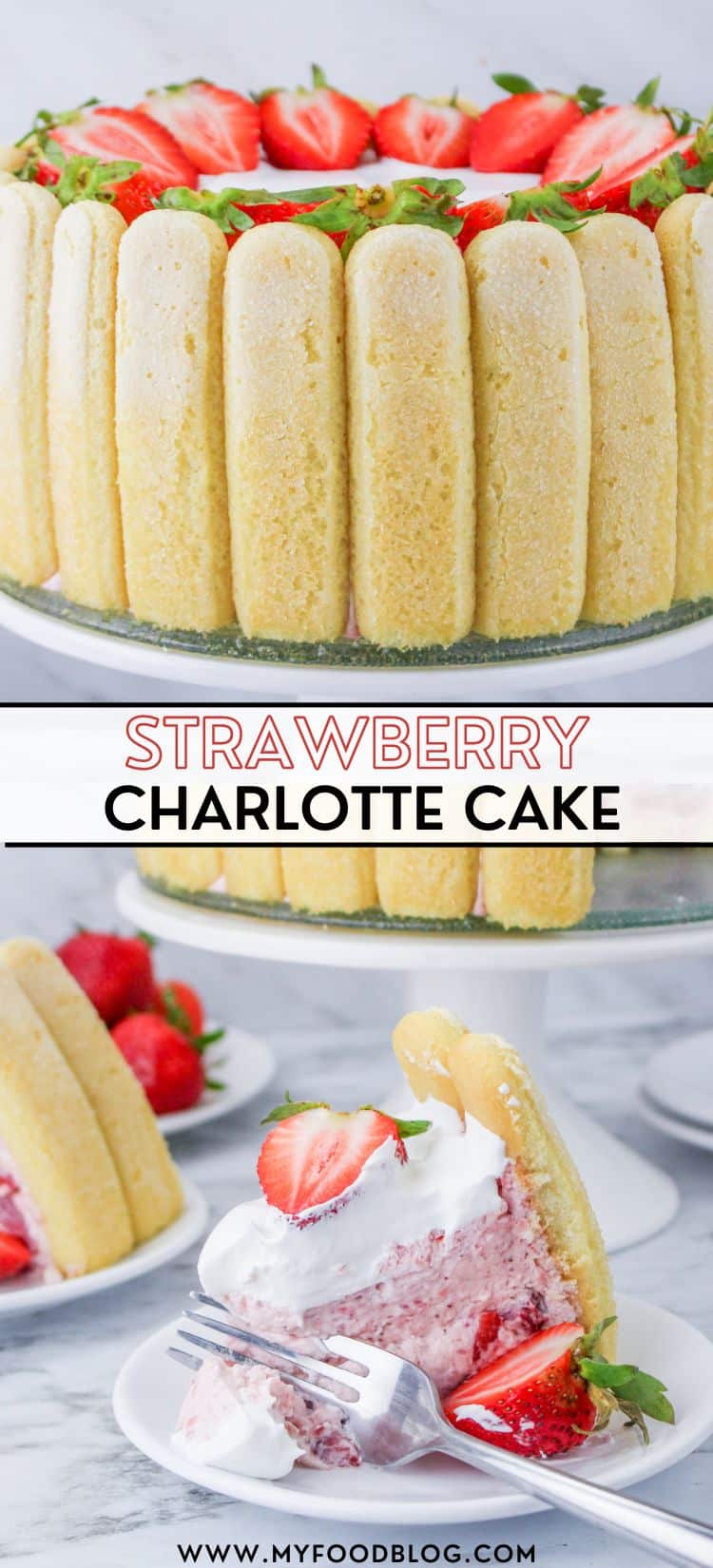 Strawberry Charlotte Cake - Budget-friendly Recipes For The Whole Family