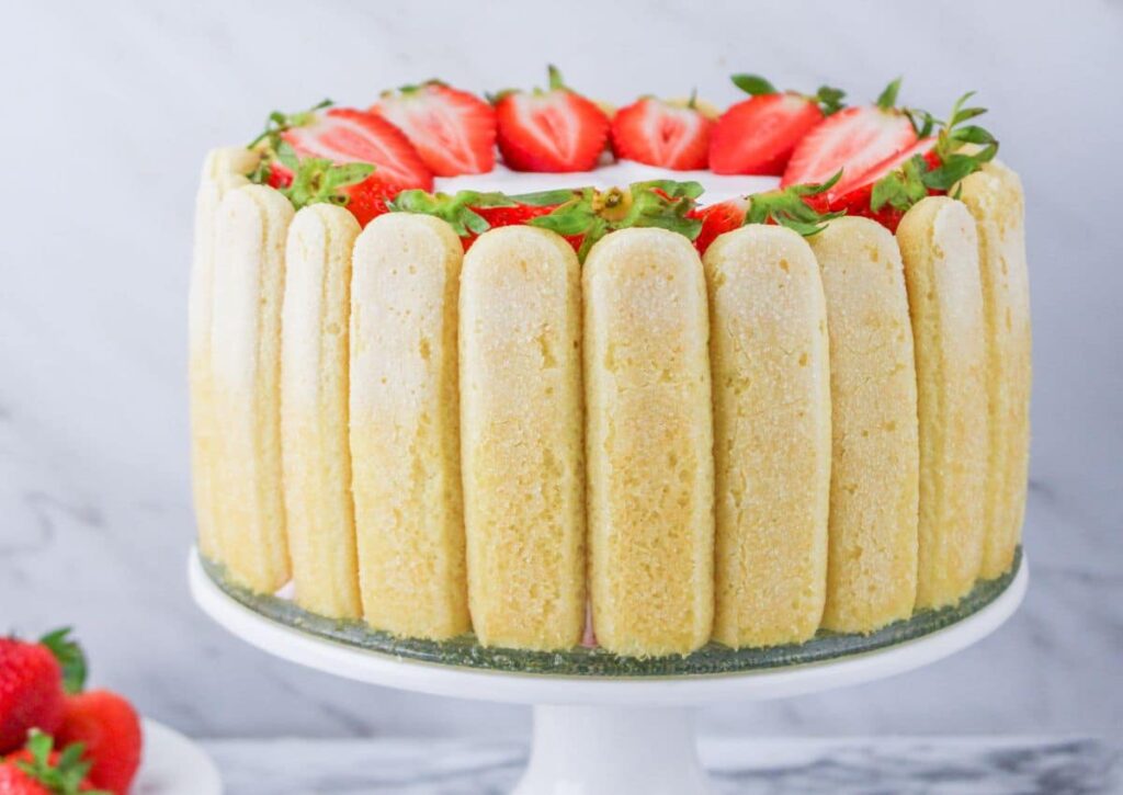 Strawberry Charlotte Cake - Budget-friendly Recipes For The Whole Family