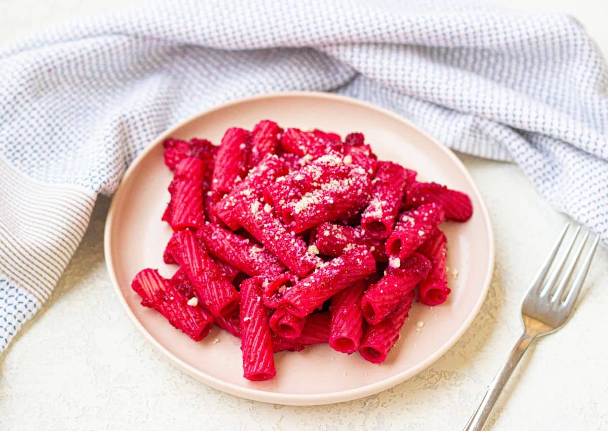 Tiktok Bright Pink Barbie Beetroot Pasta - Mama's On A Budget