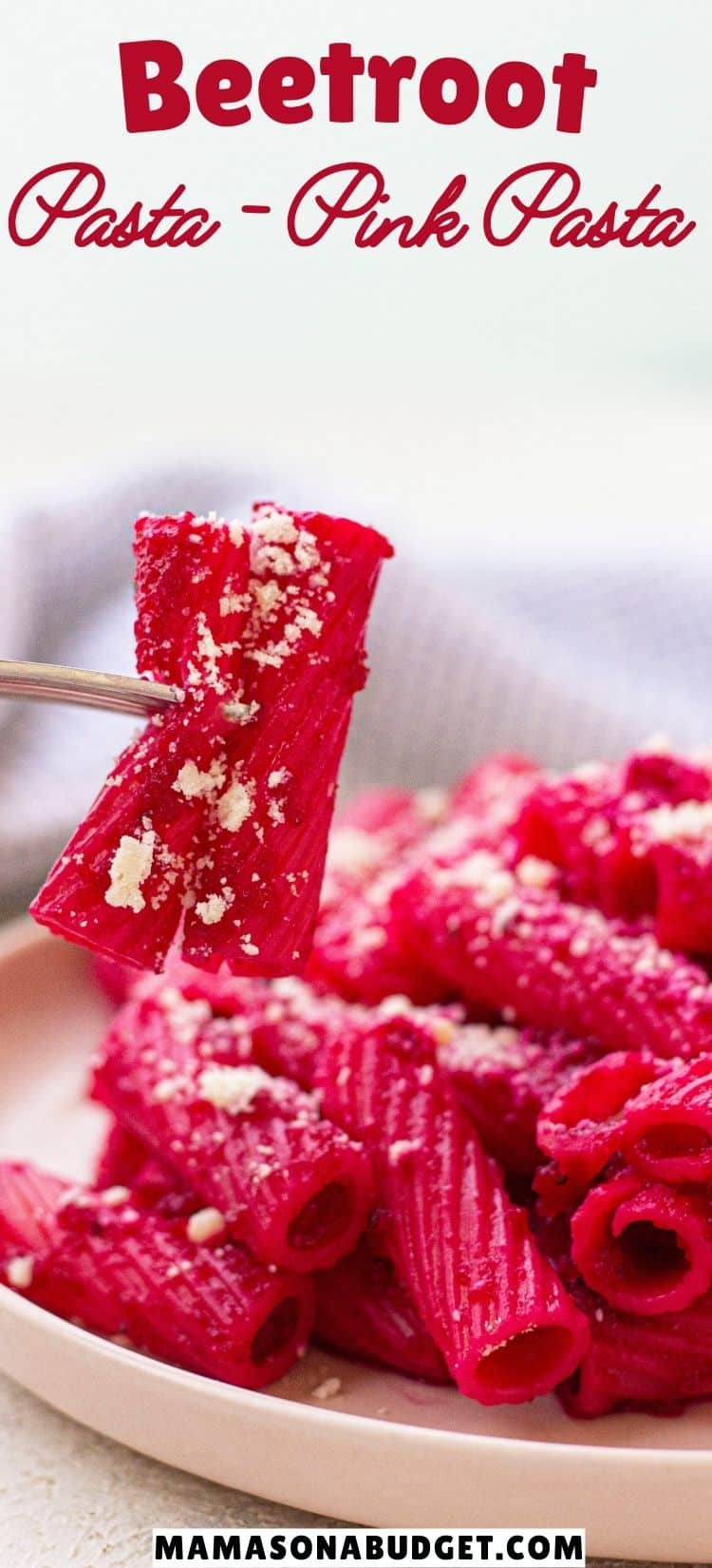 Tiktok Bright Pink Barbie Beetroot Pasta - Mama's On A Budget