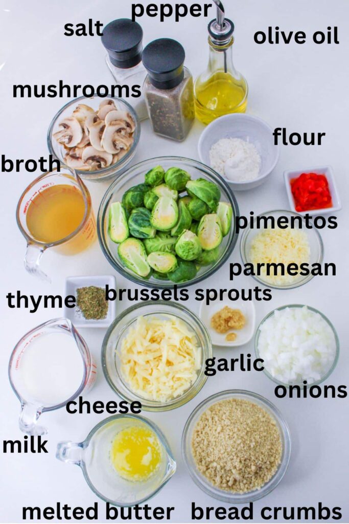 Cheesy Brussels Sprouts Casserole - Mama's On A Budget