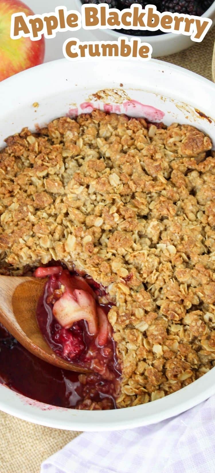 Apple Blackberry Crumble - Budget-friendly Recipes For The Whole Family