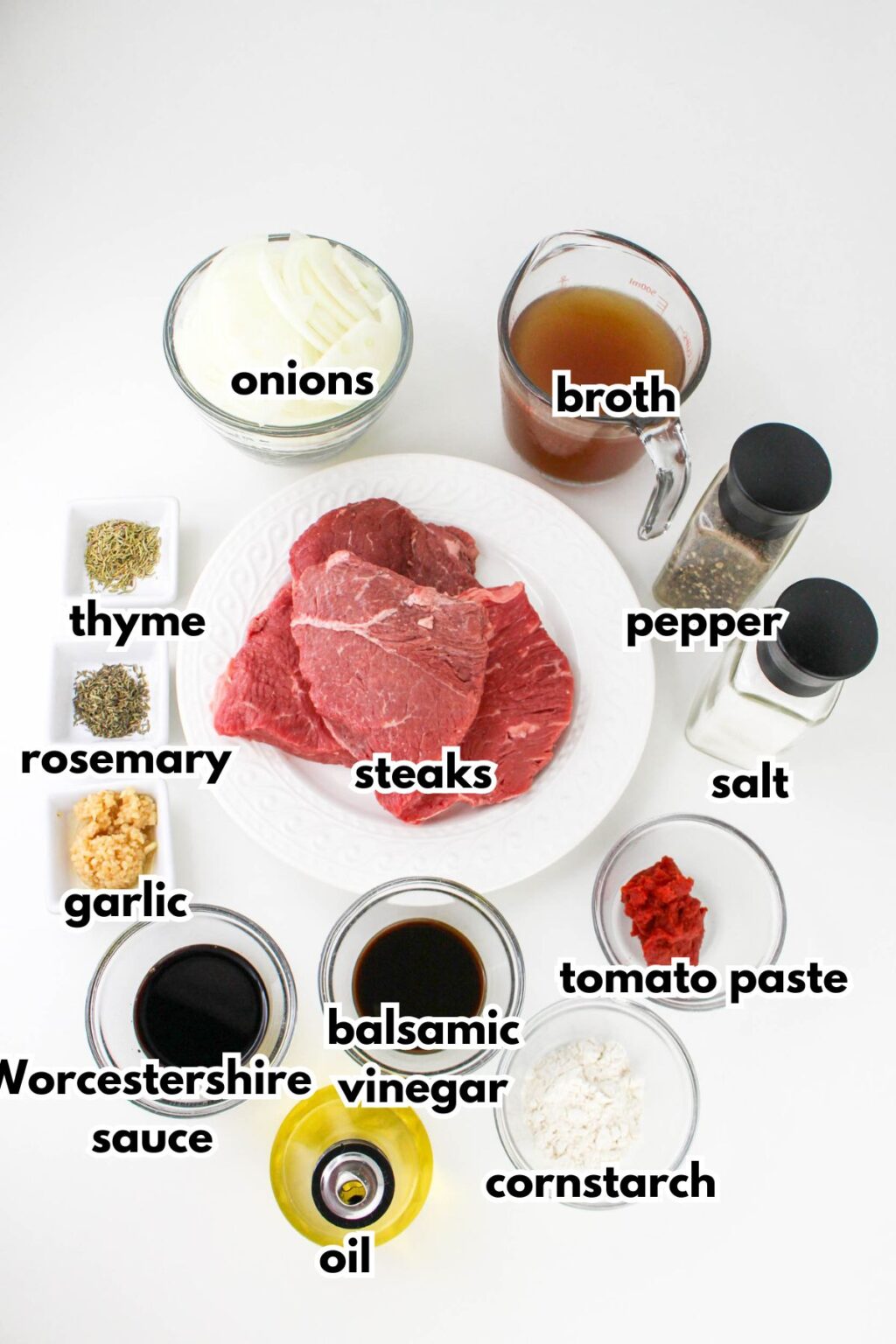 Slow Cooker Braised Steak and Onions - Mama's On A Budget