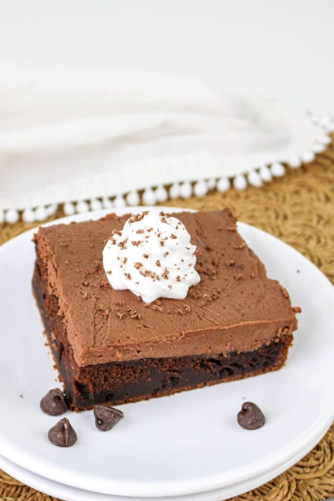 Chocolate Chocolate Mousse Cake - Mama's On A Budget