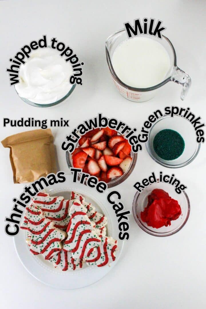 Little Debbie Christmas Tree Cake Trifle - Mama's On A Budget