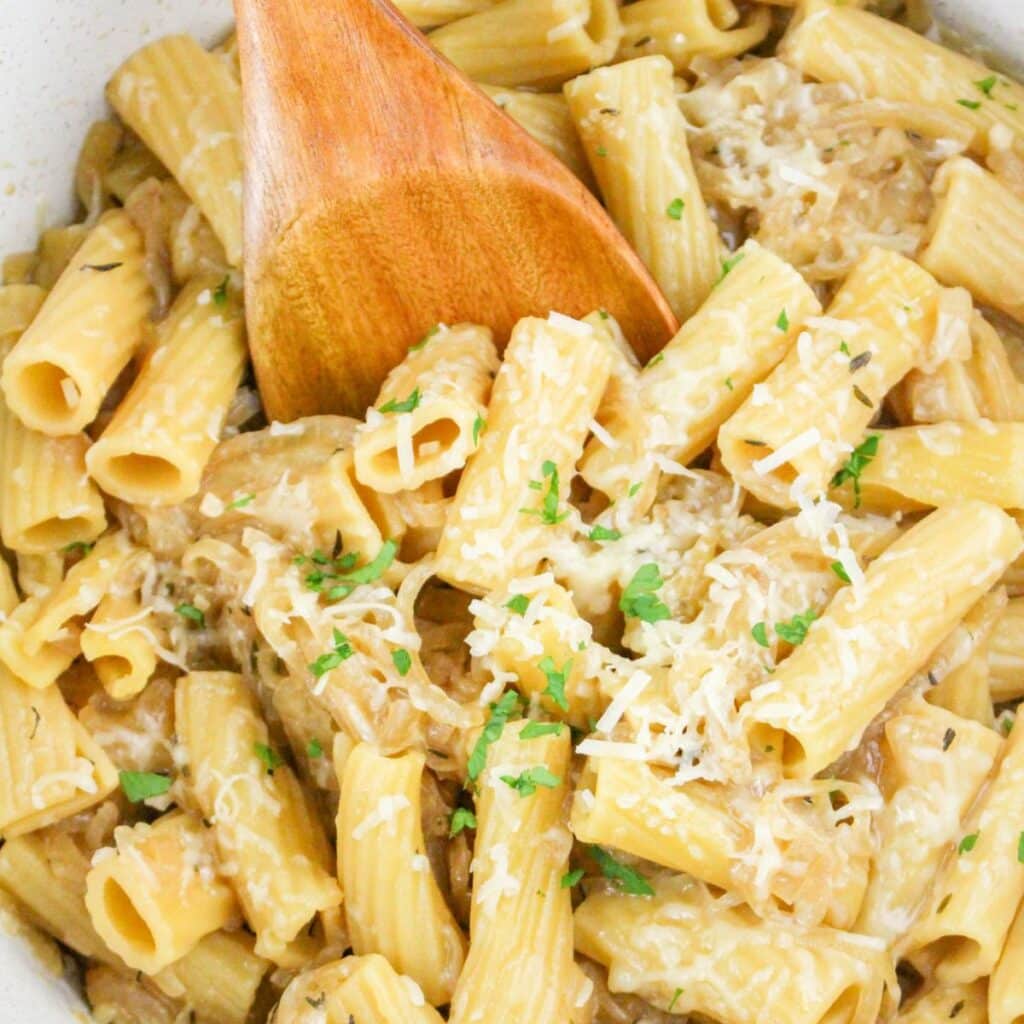One Pot French Onion Pasta - Budget-friendly Recipes For The Whole Family