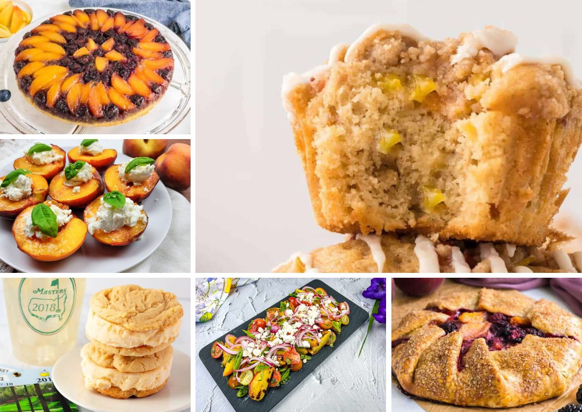 From Dinner to Desserts: 21 Peach Recipe Ideas - Mama's On A Budget