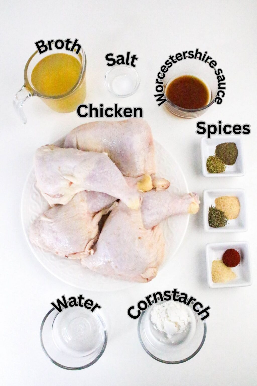 Slow Cooked Chicken Leg Quarters - Mama's On A Budget