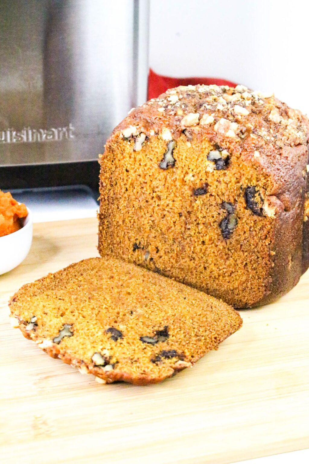 Bread Machine Pumpkin Loaf - Mama's On A Budget