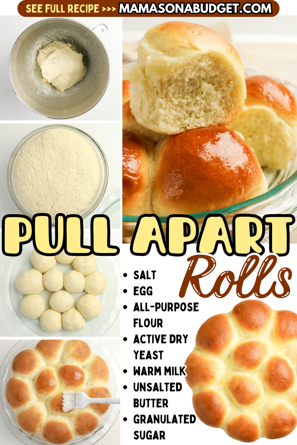 Pull Apart Rolls - Mama's On A Budget