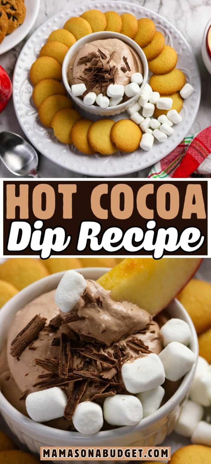 Hot Cocoa Dip - Mama's On A Budget