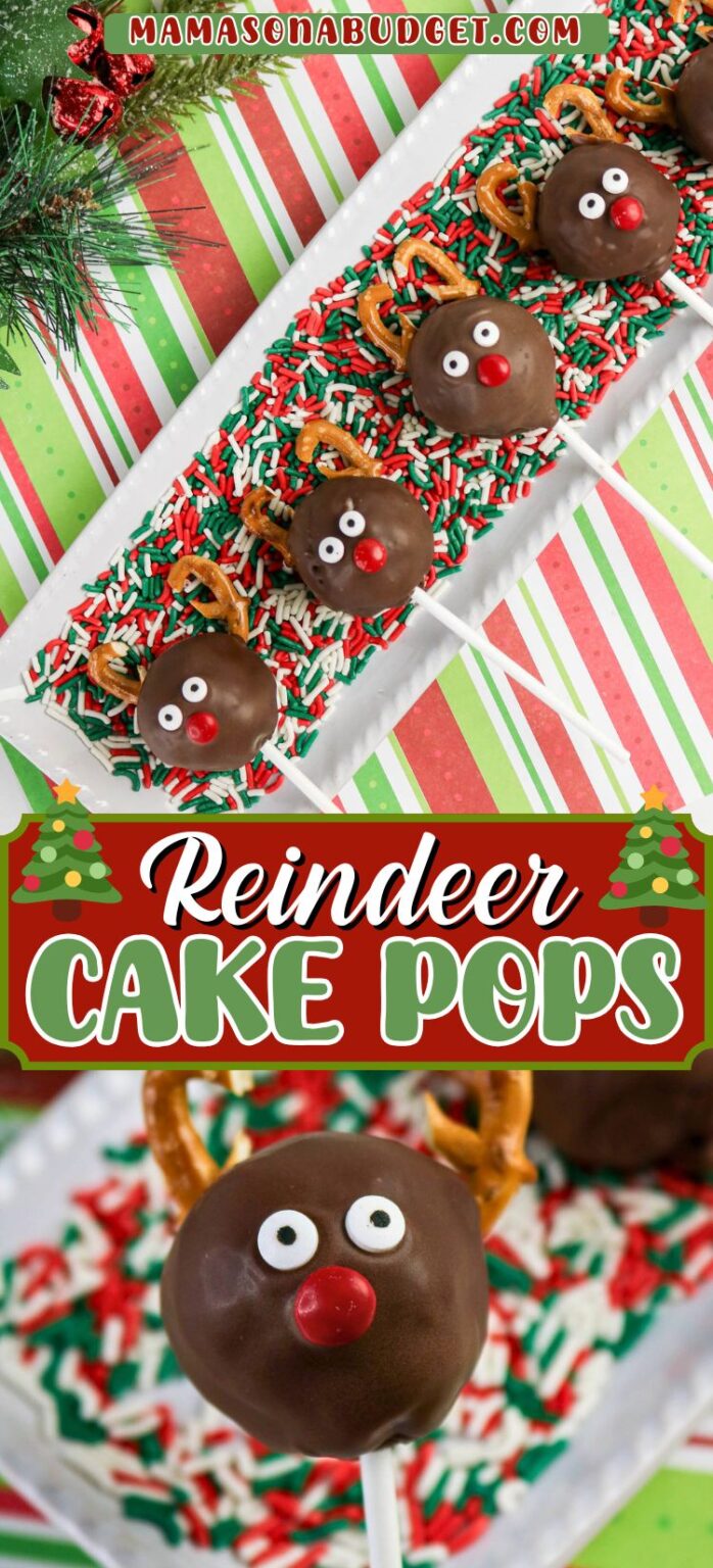 Reindeer Cake Pops - Mama's On A Budget