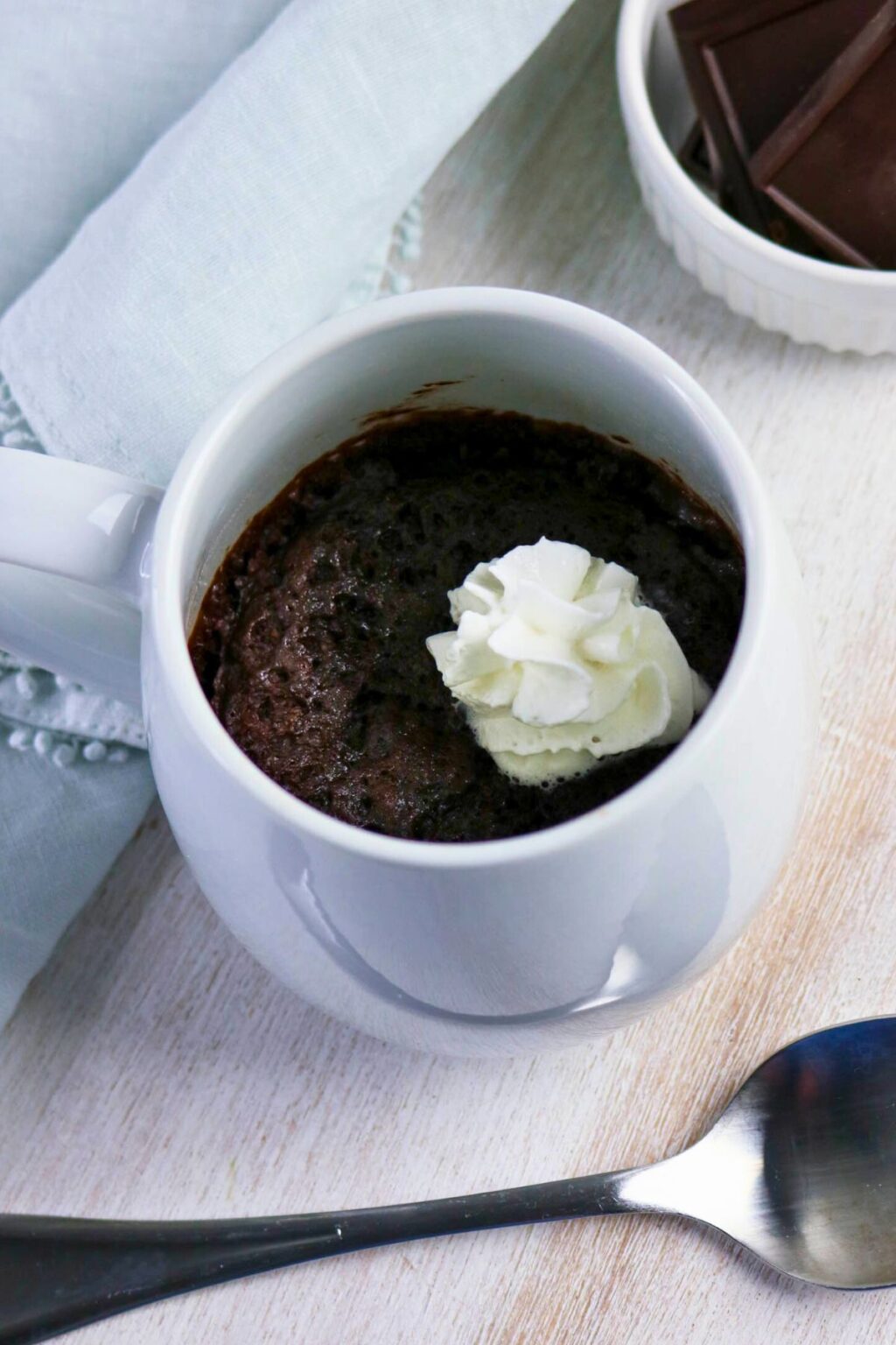 Lava Mug Cake - Mama's On A Budget