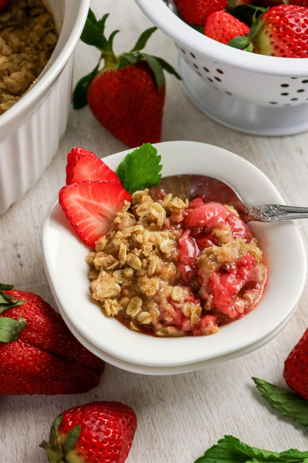 Strawberry Crumble - Mama's On A Budget
